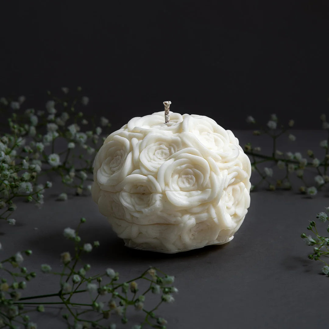 Floral Orb - Rose | Ignite Candle Bar Hyderabad